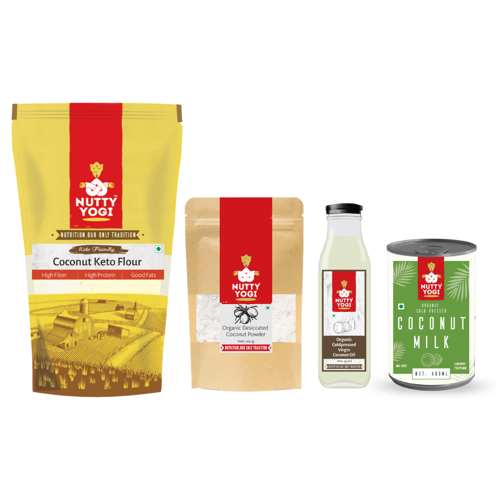 All Things Coconut Combo - (Pure Virgin Coconut Oil, Organic Dessicate